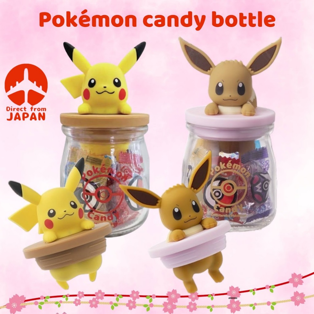 Pokémon Candy Bottle Pikachu Eevee After eating the delicious candy, it ...