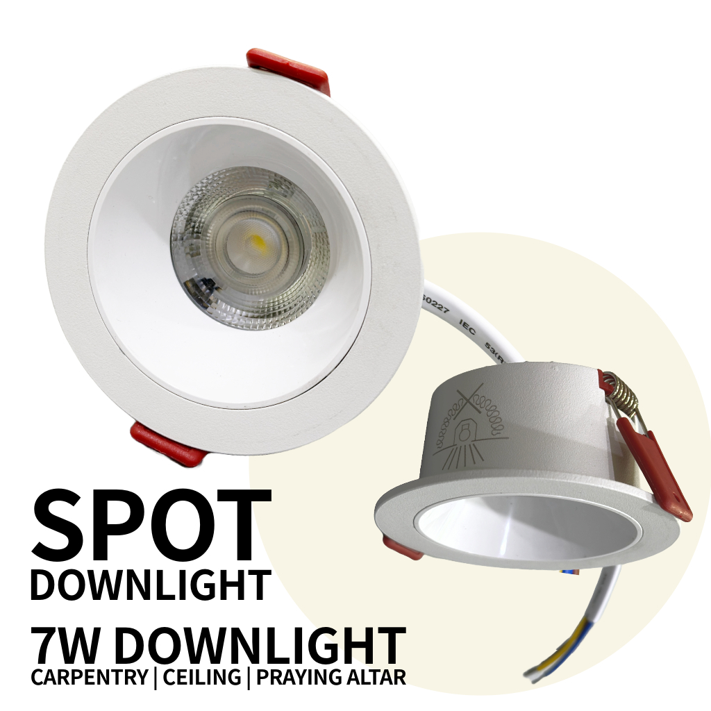KE LICHT 7W spot downlight tri color altar light | Shopee Singapore