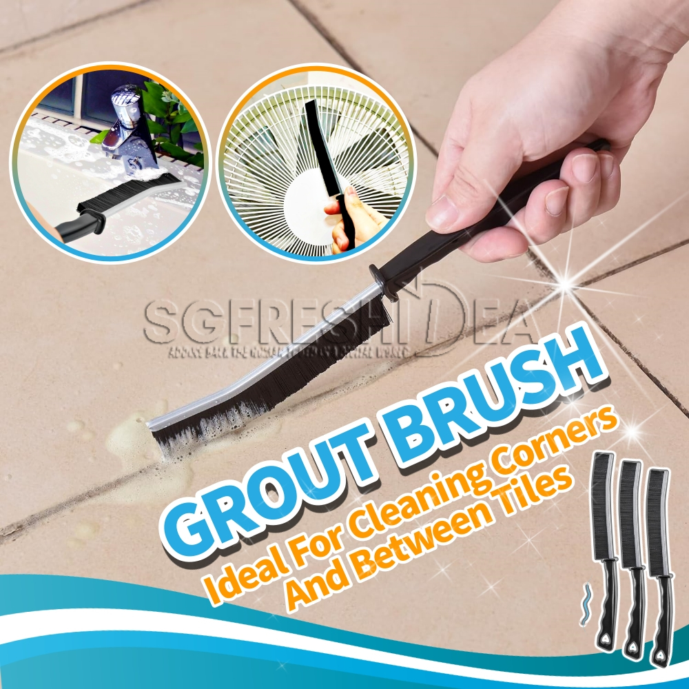 (9.9 MEGA SALE) Grout Brush Tile Kitchen Floor Tiles Cleaner Bathroom ...