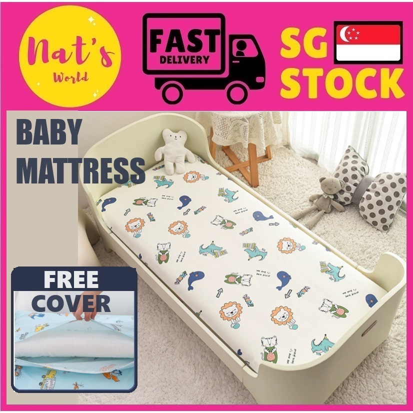 Baby Mattress foldable Bed Topper kindergarten portable sleeping bed ...