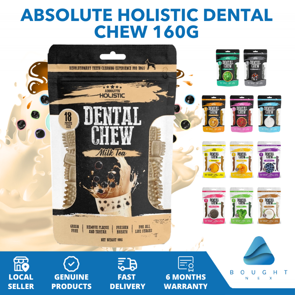 ABSOLUTE Holistic Dental Chew - Premium Oral Care for Pets, Natural Dog ...