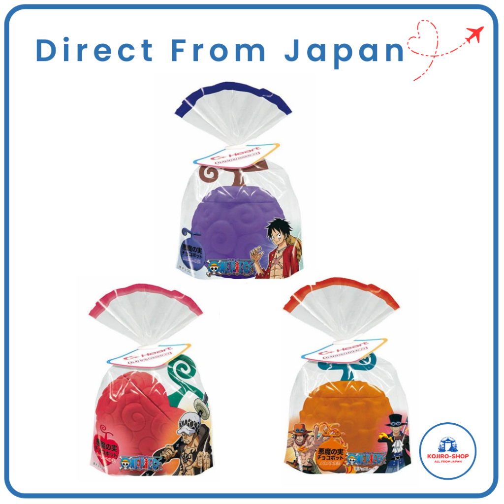 One Piece PukuPot Devil Fruit Chocolate, 3-type Set | Gomu Gomu no Mi ...