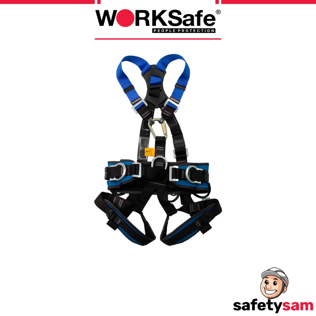 WORKSafe AB170-01 Full Body Harness, Front & Dorsal Anchorage Points ...
