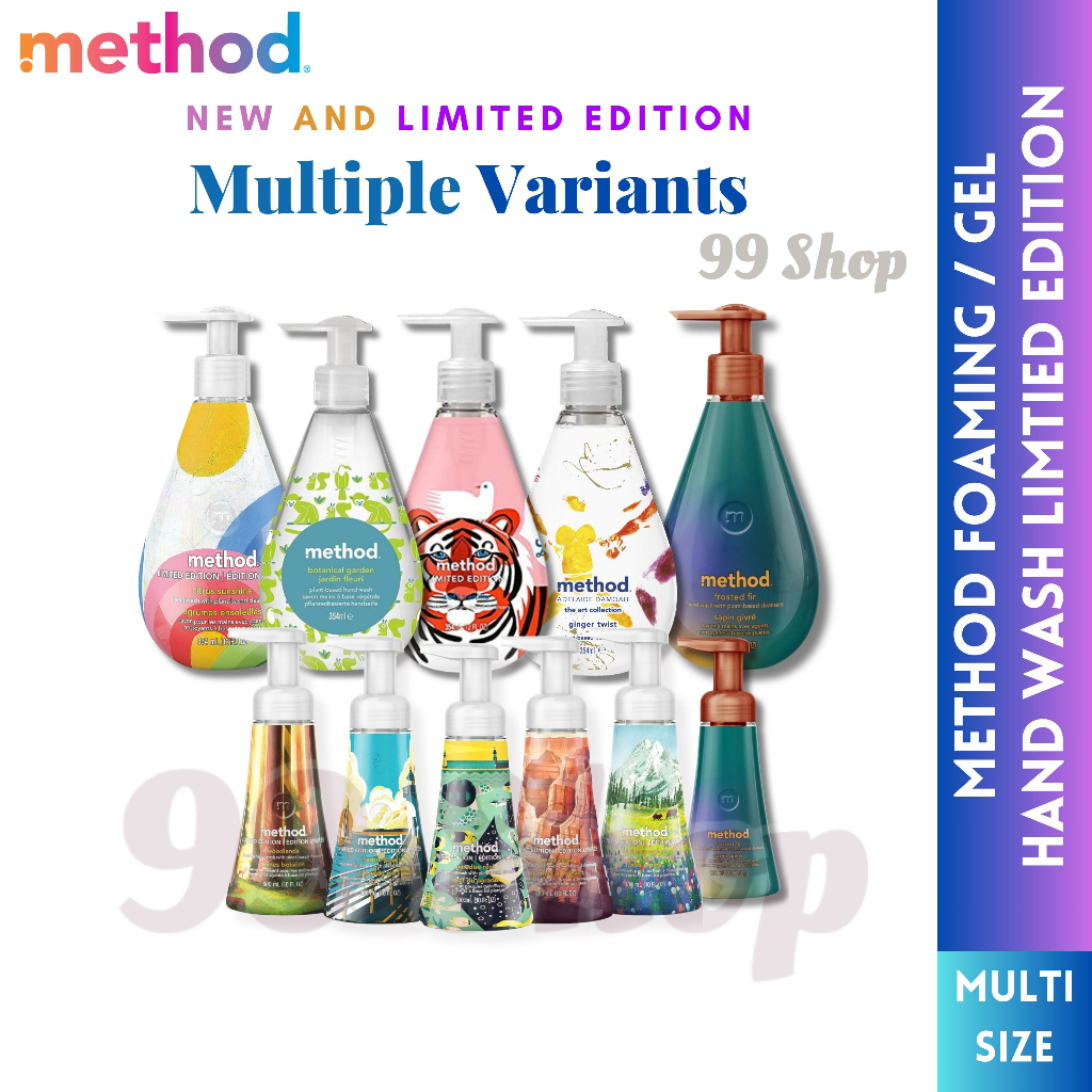 Method Liquid Gel/Foaming/Kitchen Gel Hand Wash Hand Wash Soap Assorted ...