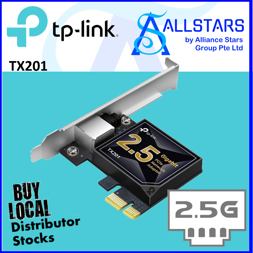 (ALLSTARS : We Are Back Promo) TPLink / TP-Link TX201 2.5 Gigabit PCIe ...