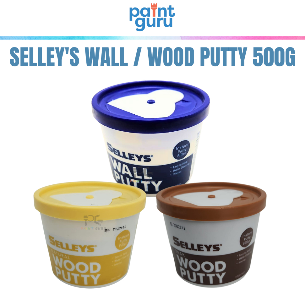 Selleys Wall & Wood Putty Instant Filler (500g) With Spatula [Natural ...
