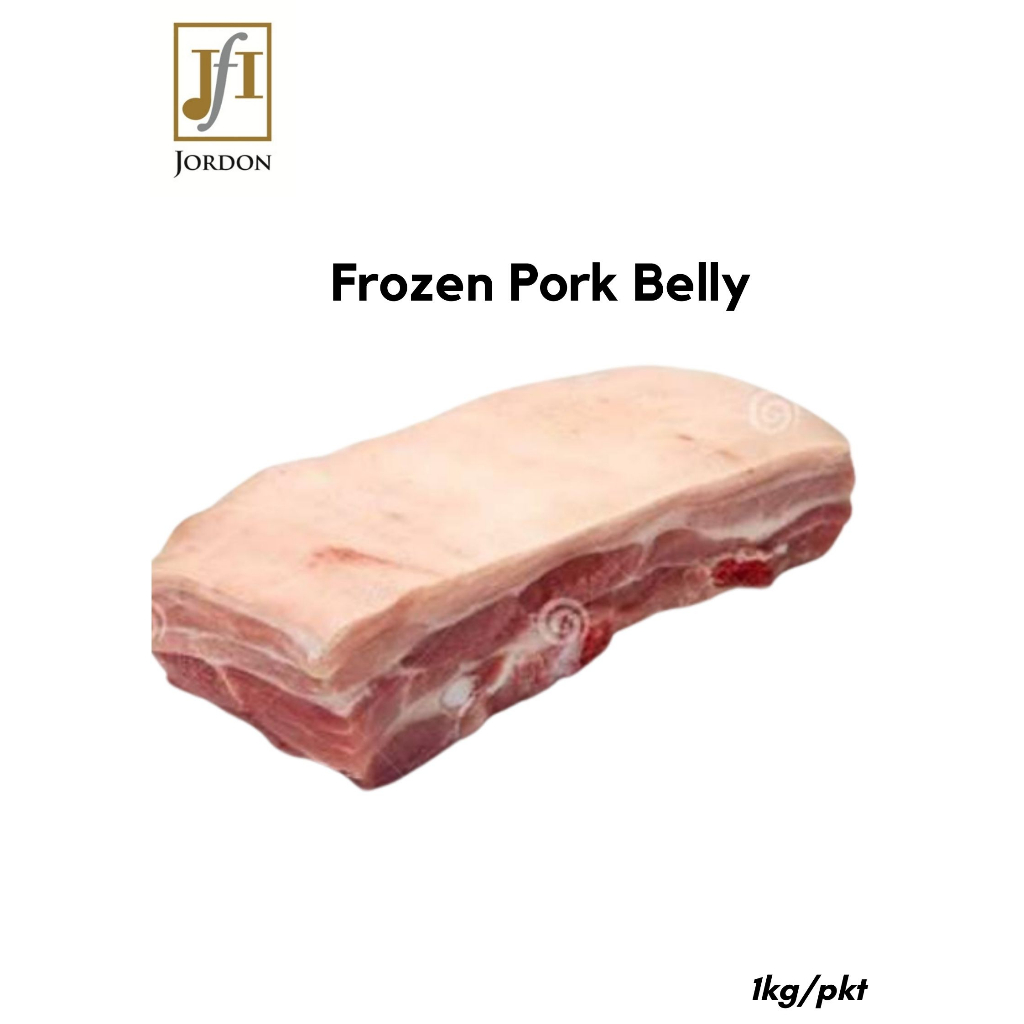 [Jordon]|Cheaper in SG| Frozen Pork Belly Block 1KG/PKT | Shopee Singapore
