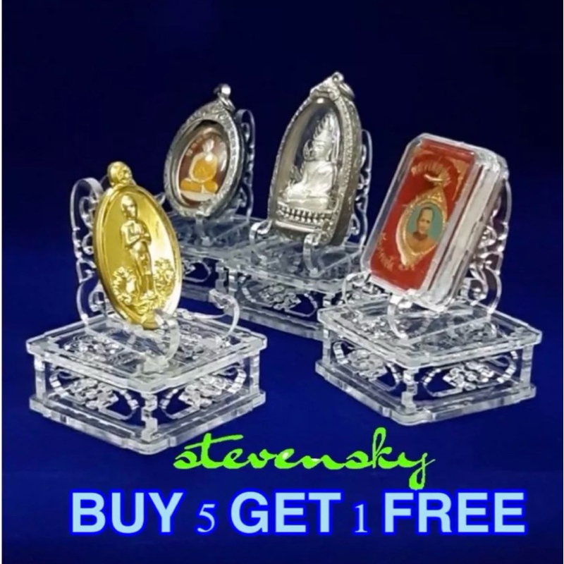 Clear Acrylic Amulets Stand. | Shopee Singapore