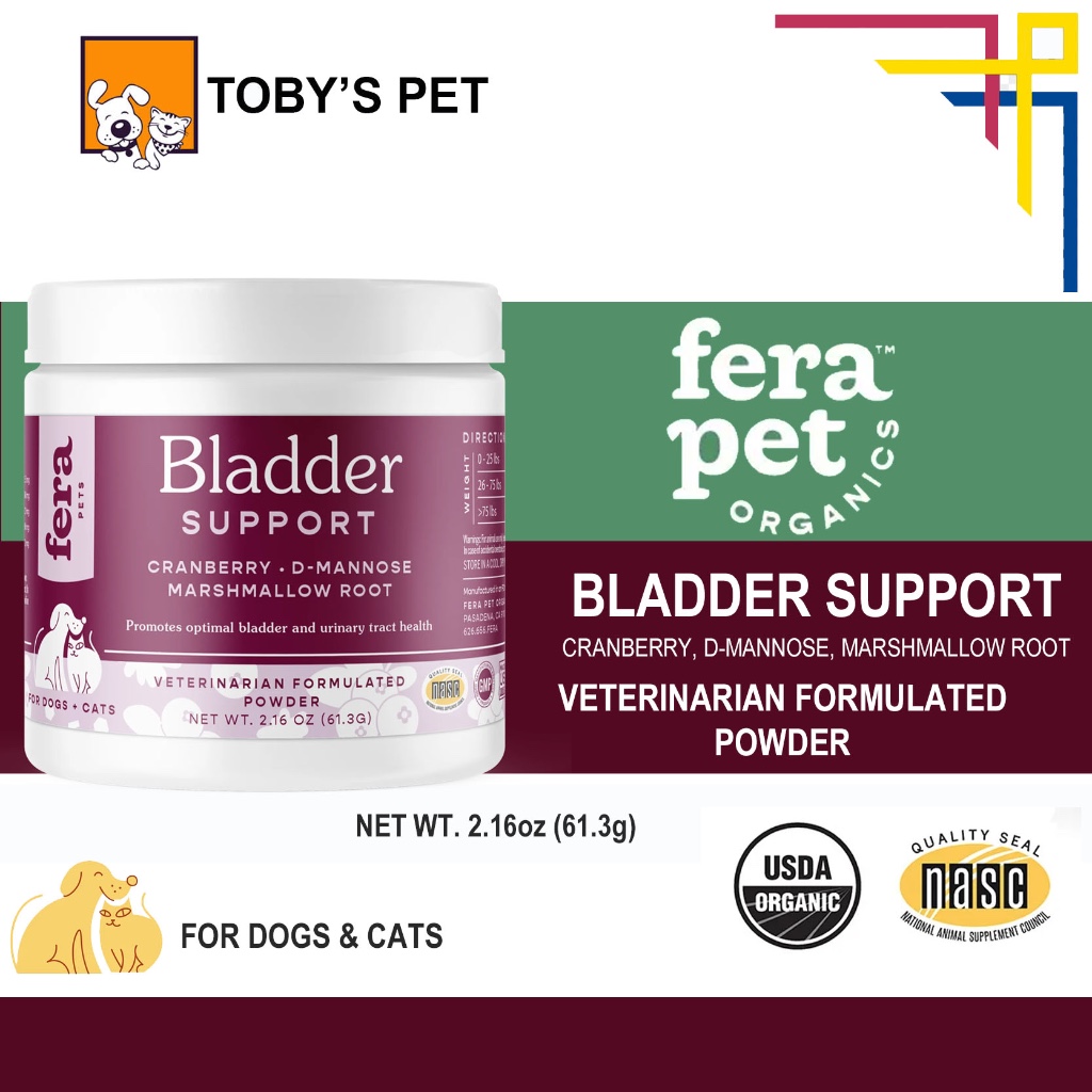 Fera Pet Organics - Bladder Support For Dogs & Cats - 2.16oz (61.3g ...