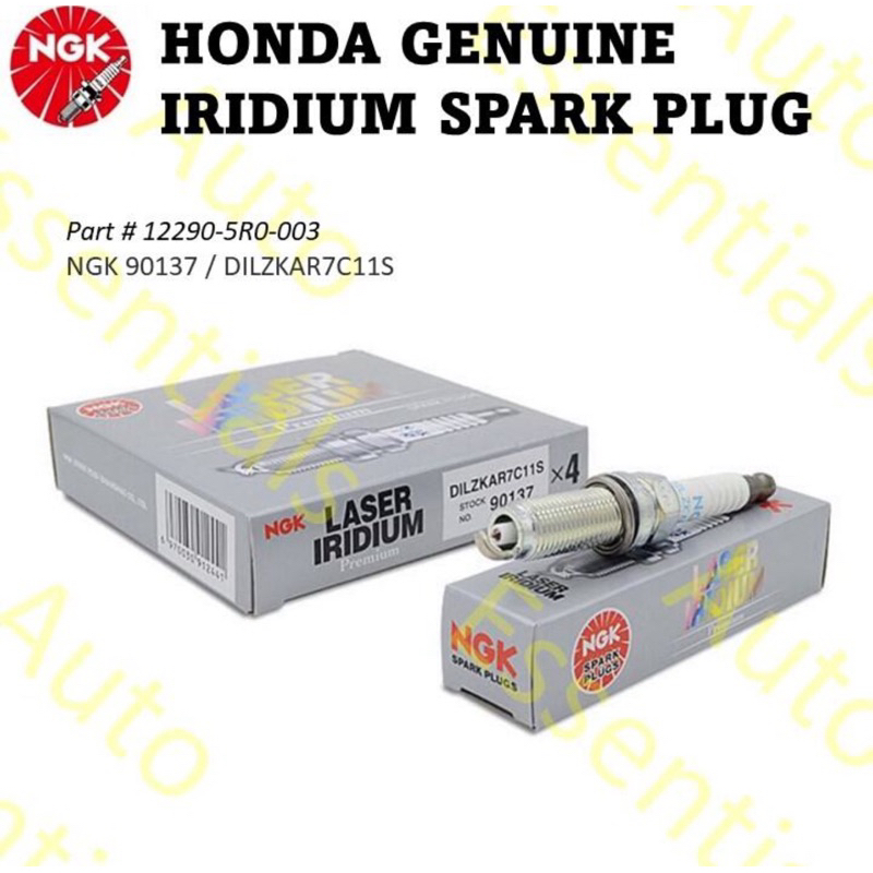 (SG Stock) 4pc NGK 90137 Laser Iridium Spark Plug DILZKAR7C11S for ...