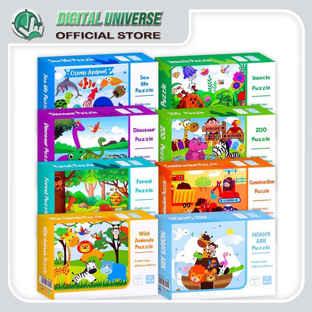 SG Seller 24pcs Puzzle Jigsaw Kids Birthday Party Goodie Bag Puzzles ...