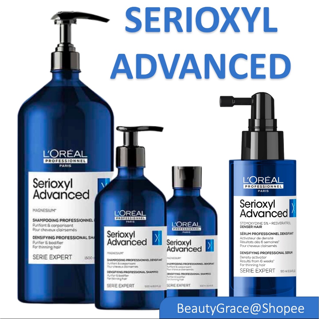 [NEW] LOreal Professional Serioxyl Advanced Denser Hair 90ml / Shampoo ...