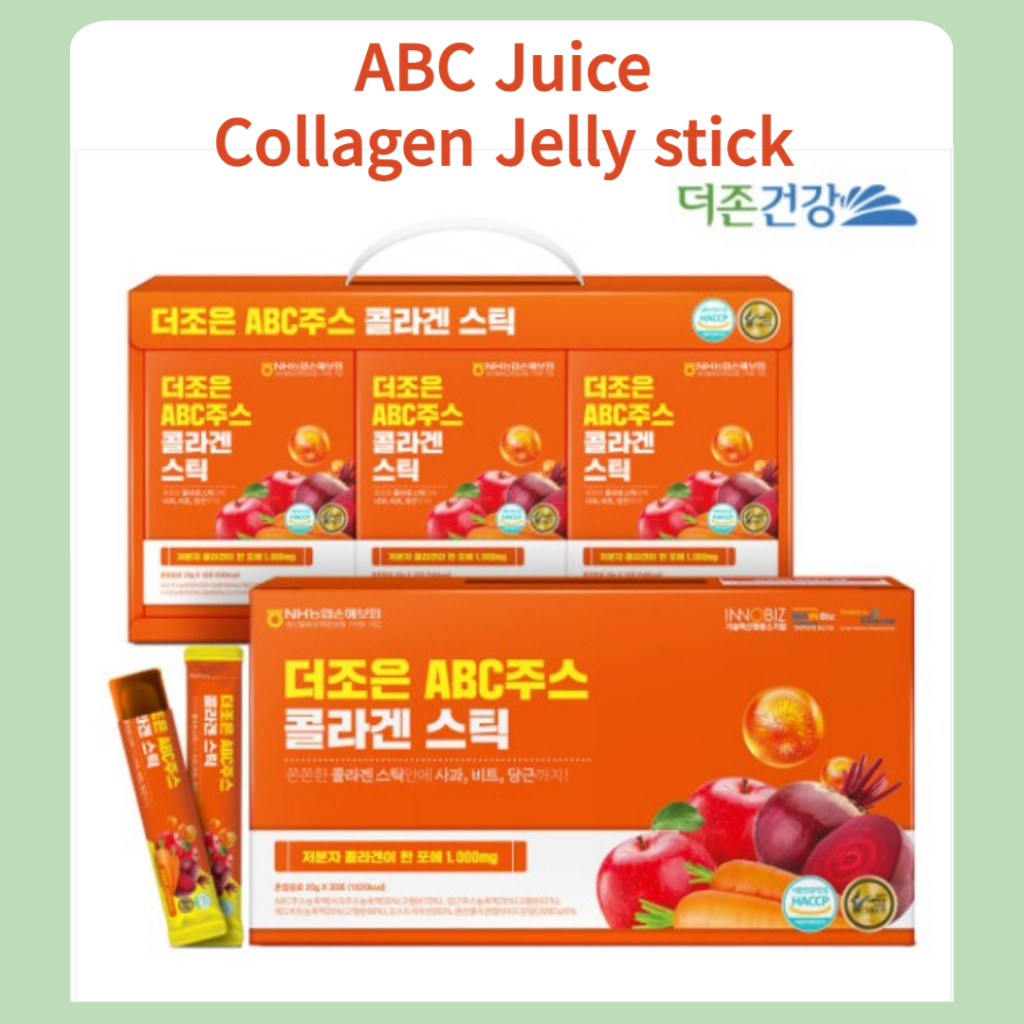 [TheZOEN] ABC Juice Collagen Jelly Stick 20g/Fish Collagen/ Diet jelly ...