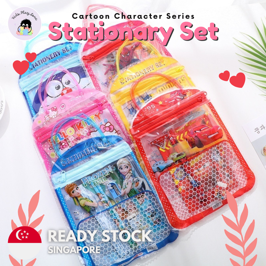 (READY STOCK) Cartoon Series 7 in 1(L) Kids Birthday Gift Set ...