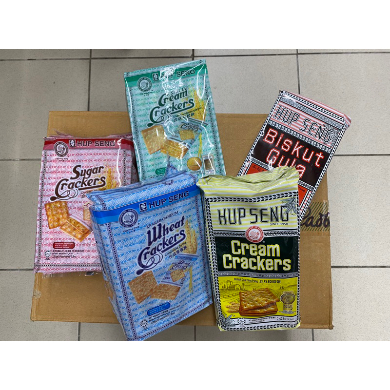 HUP SENG CREAM CRACKERS 125g grams / 428g grams – Teatime Snack ...
