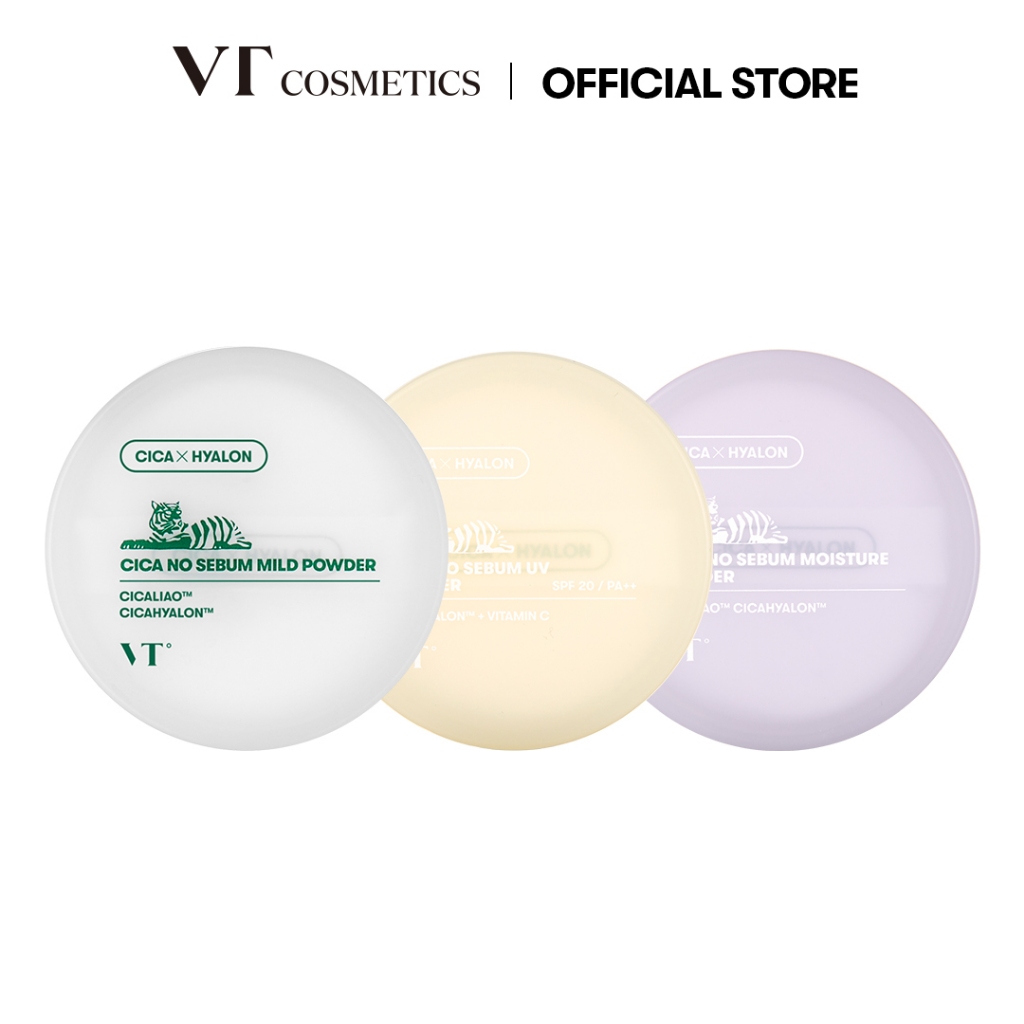 [VTCOSMETICS] [Bundle of 3] CICA No Sebum Mild Powder 5g / No Sebum ...