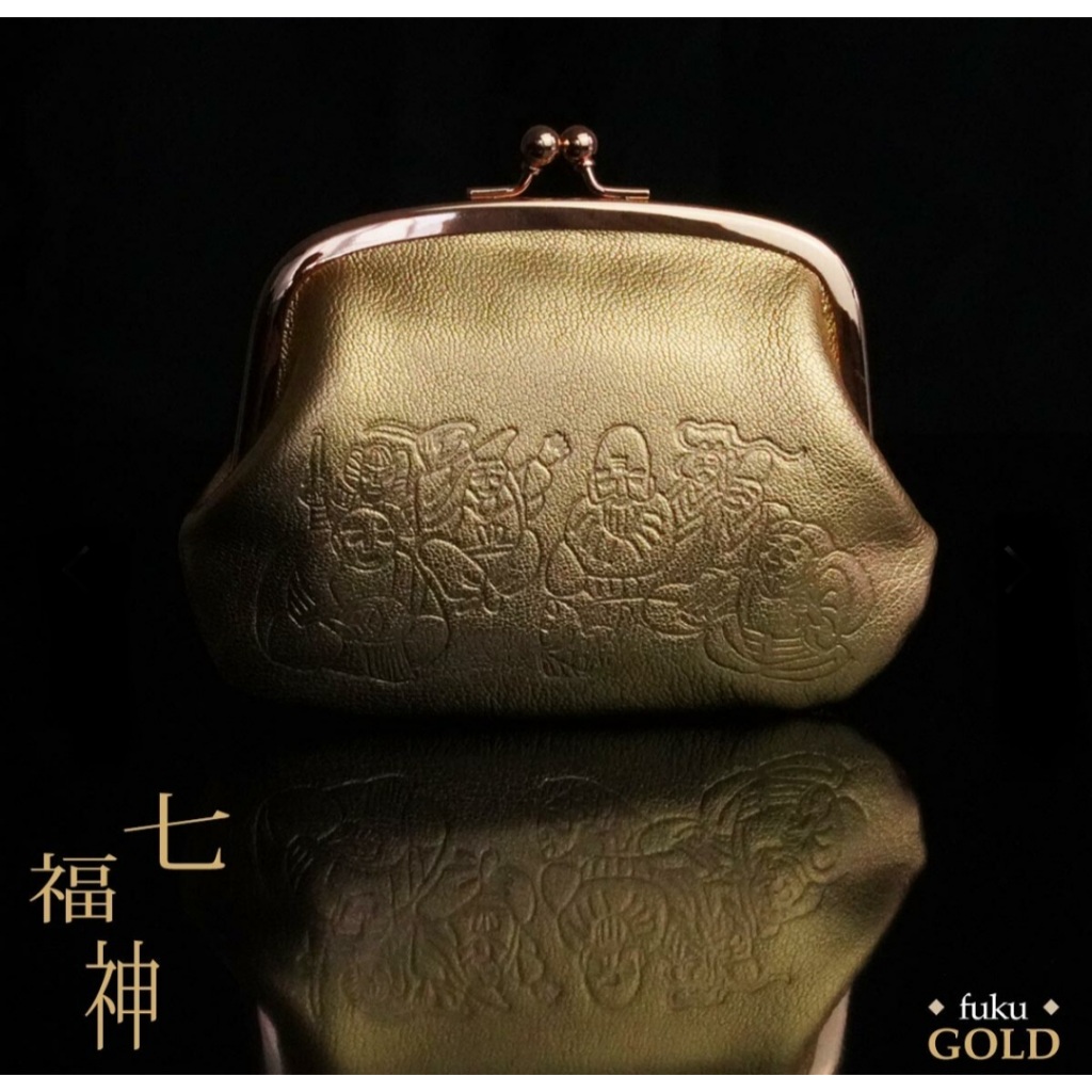 Gamaguchi Wallet Good Luck Gold Made in Japan Seven Lucky Gods | Shopee ...
