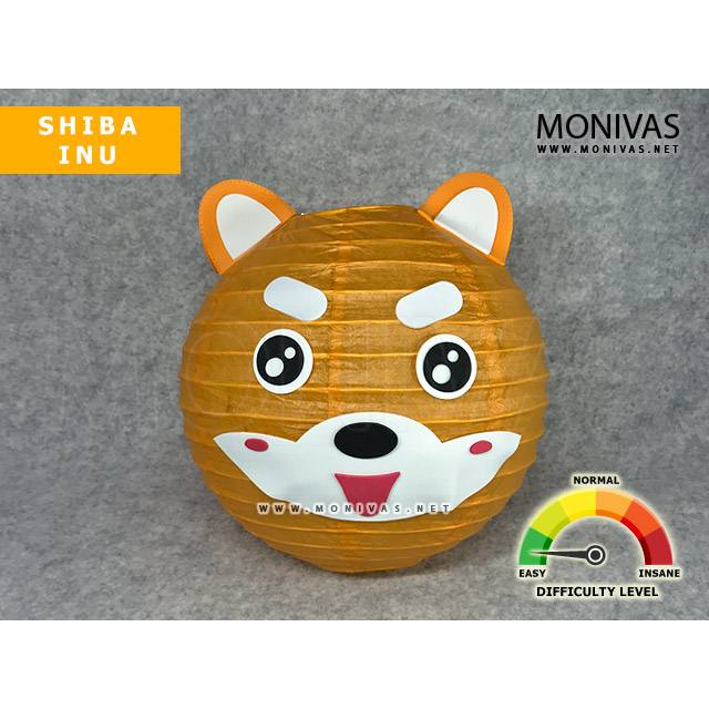 Shiba Inu Dog Paper Lantern Mooncake Festival Crafting Birthday ...