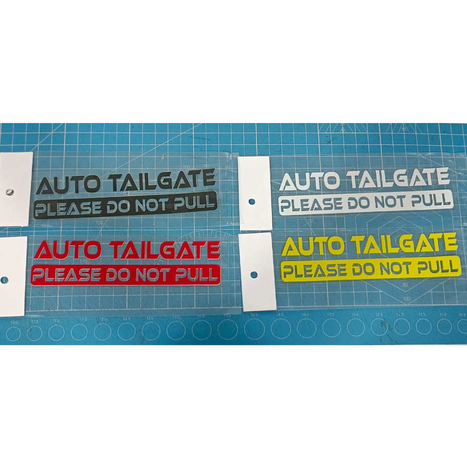 [SG SHOP SELLER] Auto Tailgate Please Do not Pull Sticker Car Decal ...