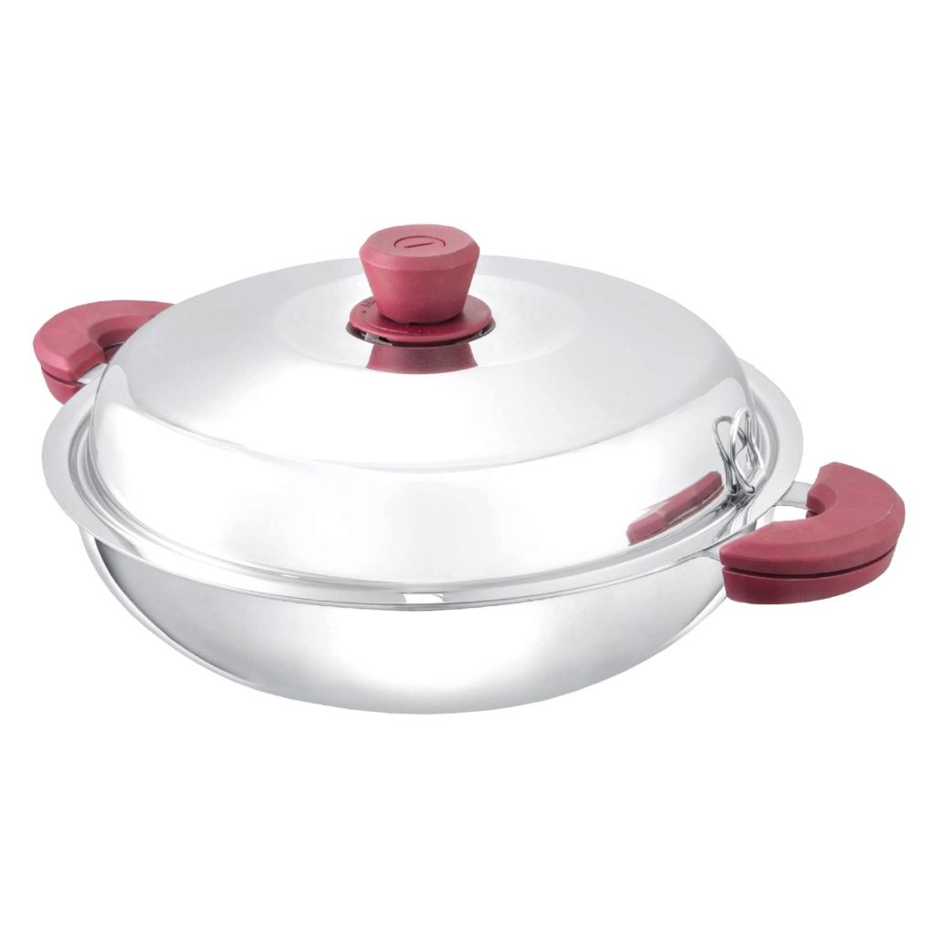 Song Cho 32cm Optimal Wok, Multiply Stainless Steel (SCWK232) - FLAT ...