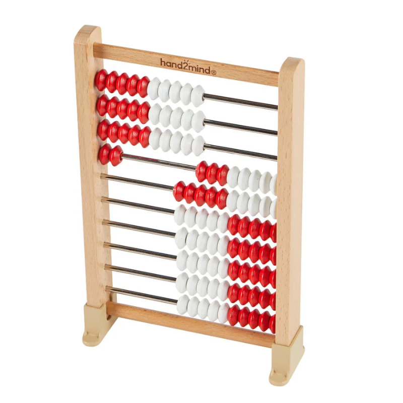 Hand2mind IN93430 Mini 100-Bead Rekenrek, Single | Math Manipulatives ...