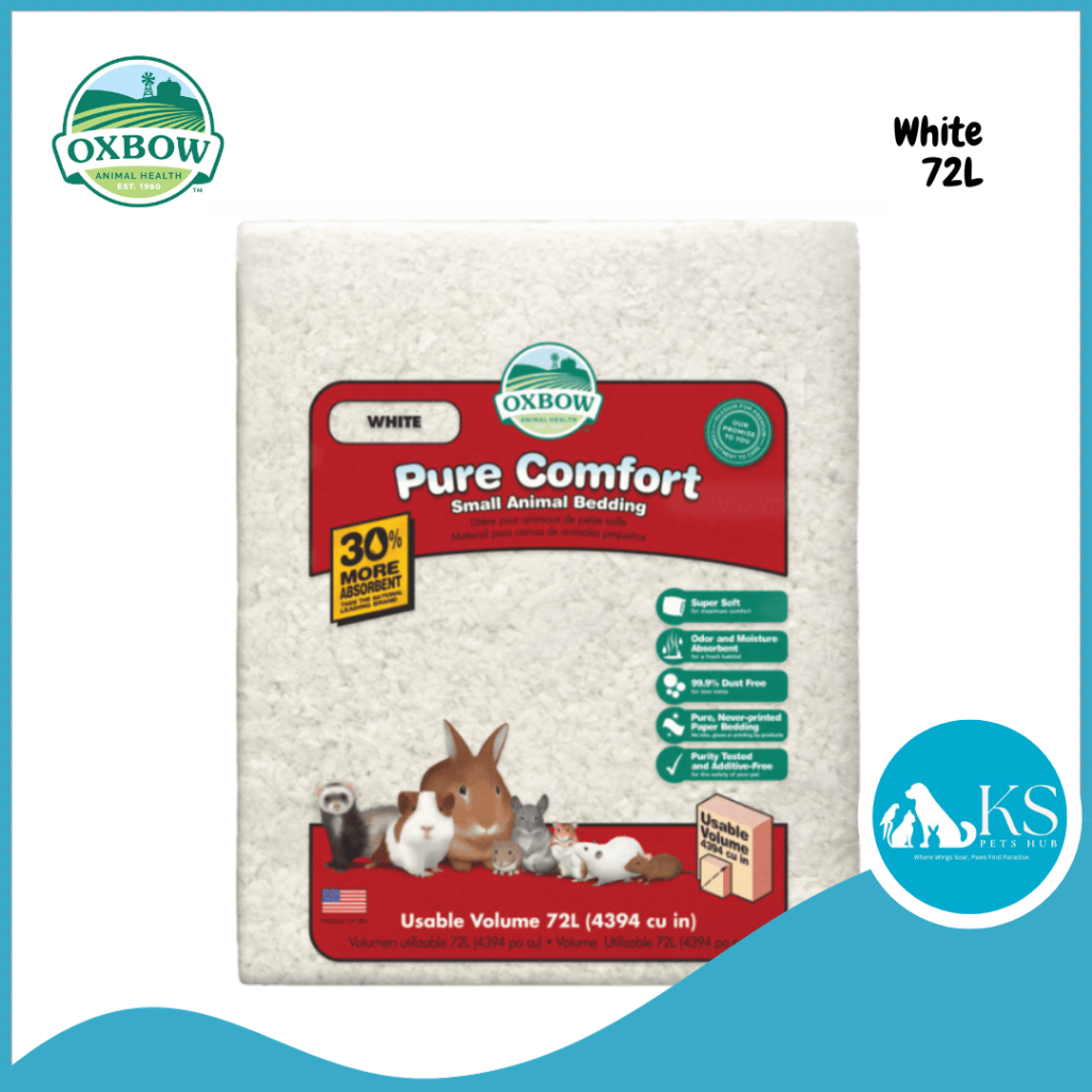 Oxbow Pure Comfort - Natural / White / Blend - Bedding Litter 28L 36L ...