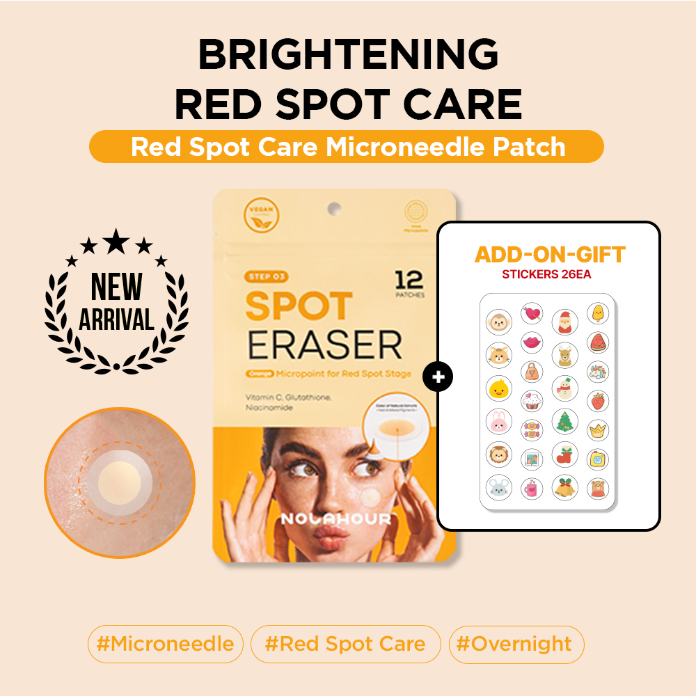 NOLAHOUR Brightening Microneedle Patch 12 Patches Red Spot Care from ...