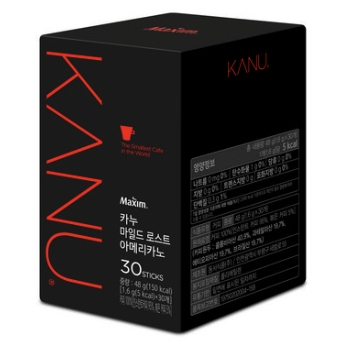 Maxim Kanu Americano Series Instant Stick Coffee / Decaf / Mild Roast ...