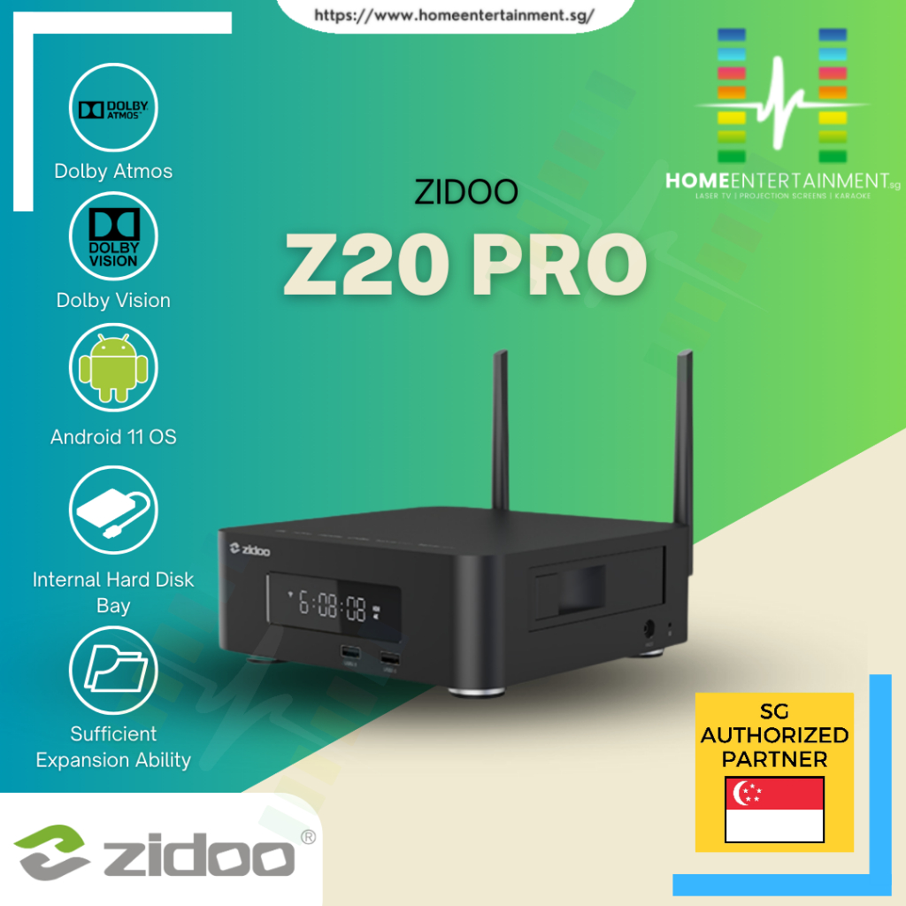 ZIDOO Z20 PRO [LATEST MODEL] 4K MEDIA PLAYER WITH DOLBY VISION | DOLBY ...