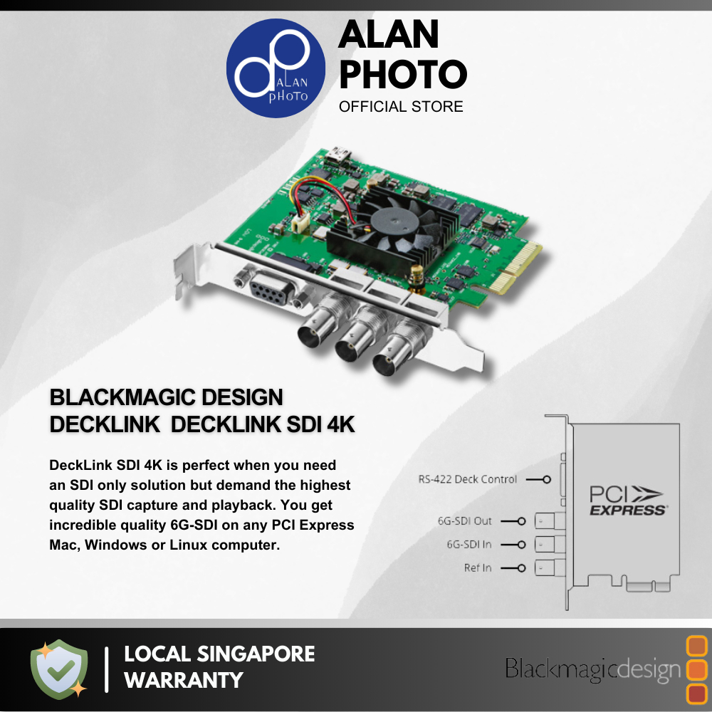 Blackmagic Design DeckLink SDI 4K [BDLKSDI4K] | Blackmagic Singapore ...