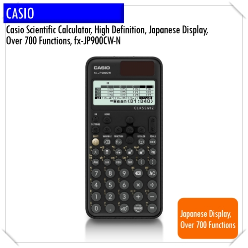 Casio Scientific Calculator, High Definition, Japanese Display, Over ...