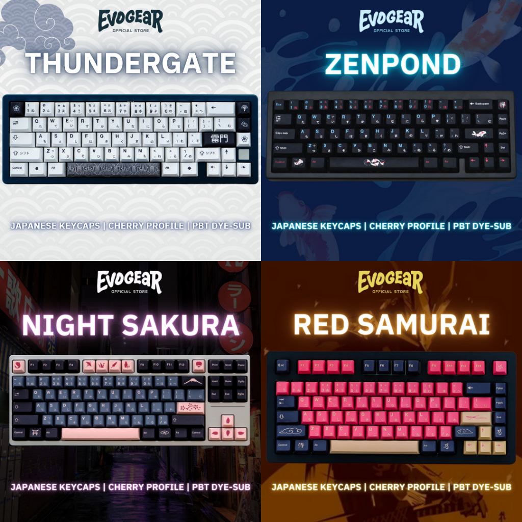 [SG READY STOCK] Thundergate | Night Sakura | Red Samurai | Zenpond ...