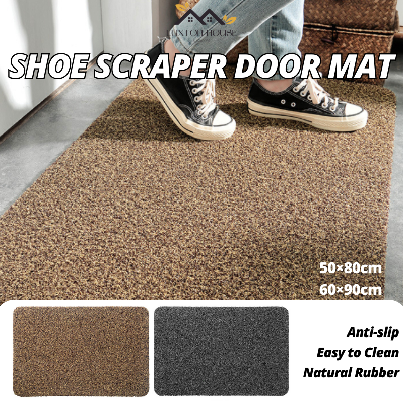 {SG} Shoe Scraper Door Mat 50×80cm 60×90cm Large Entrance Door Mat ...