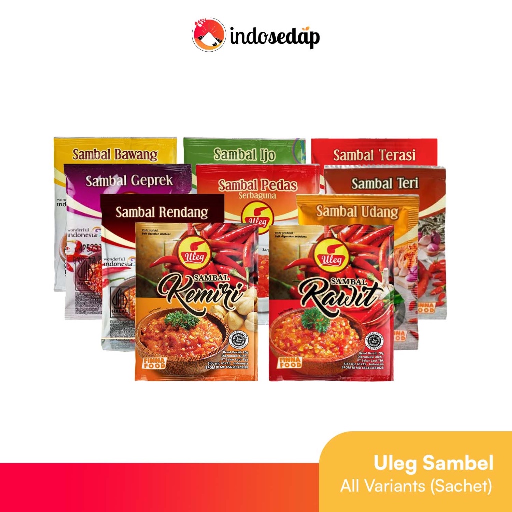 Uleg Sambal Sachet [1 pack/10 sachet] | Shopee Singapore