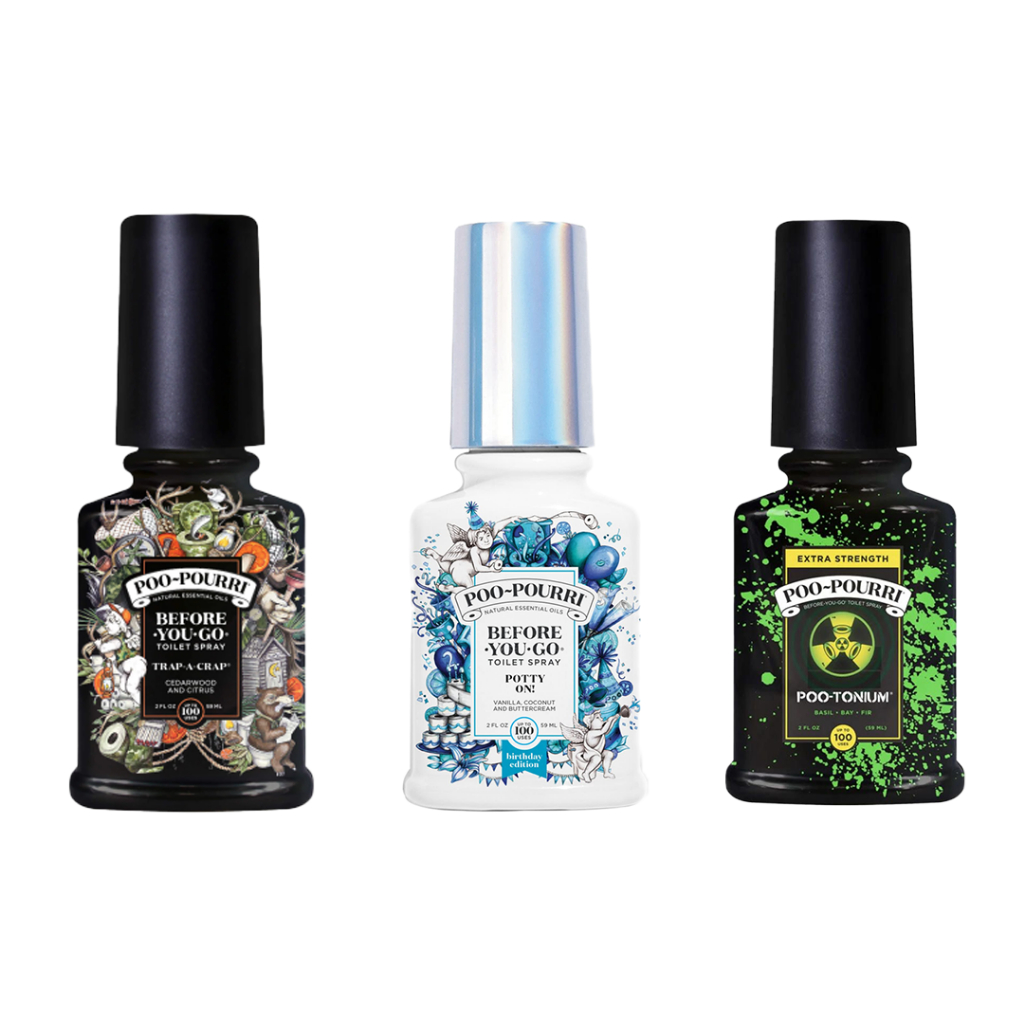 Poo Pourri 59ml Special Scents (Potty On/ Pootonium/ Trap a Cr*p ...