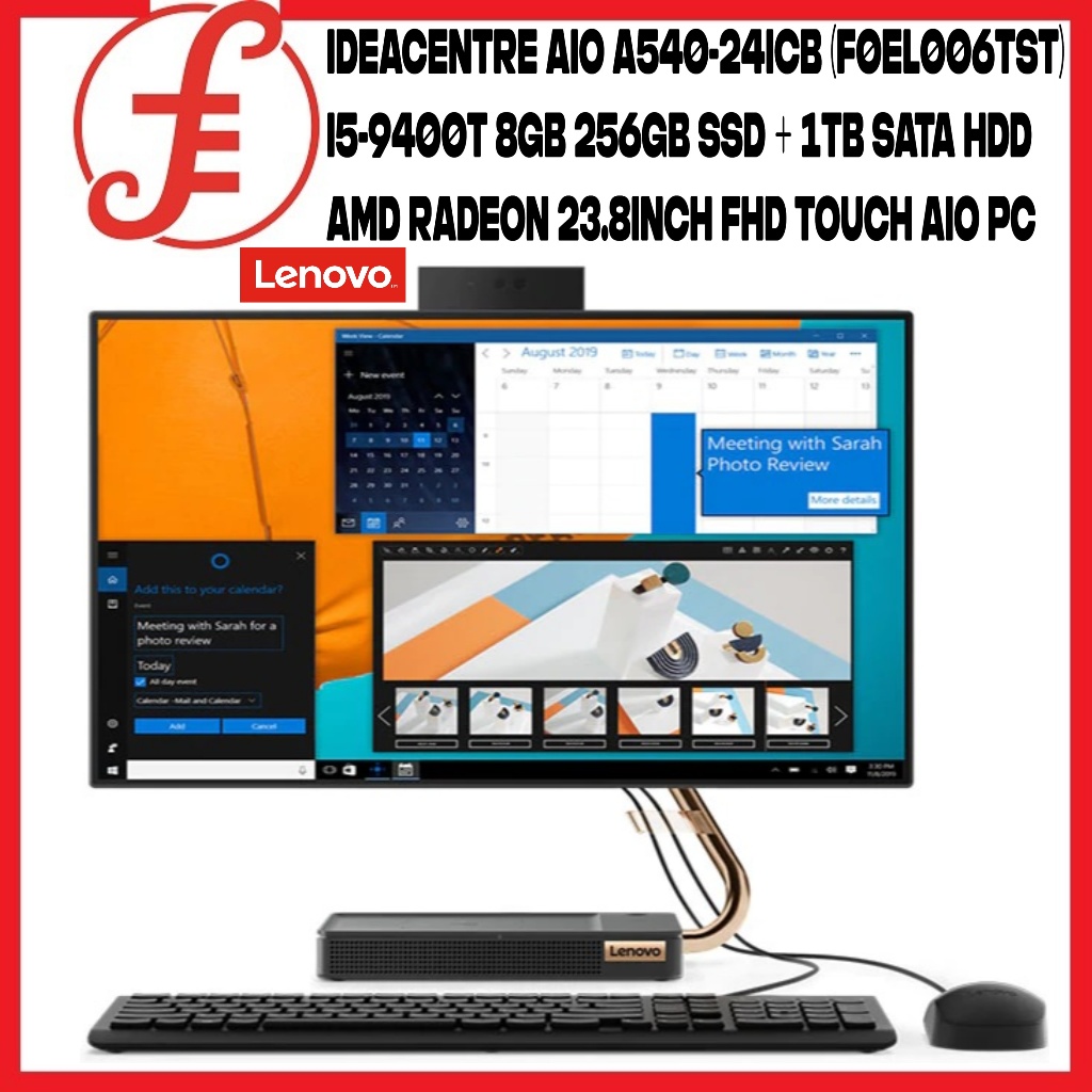 LENOVO IDEACENTRE AIO A540-24ICB (F0EL006TST) i5-9400T 8GB 256GB SSD ...