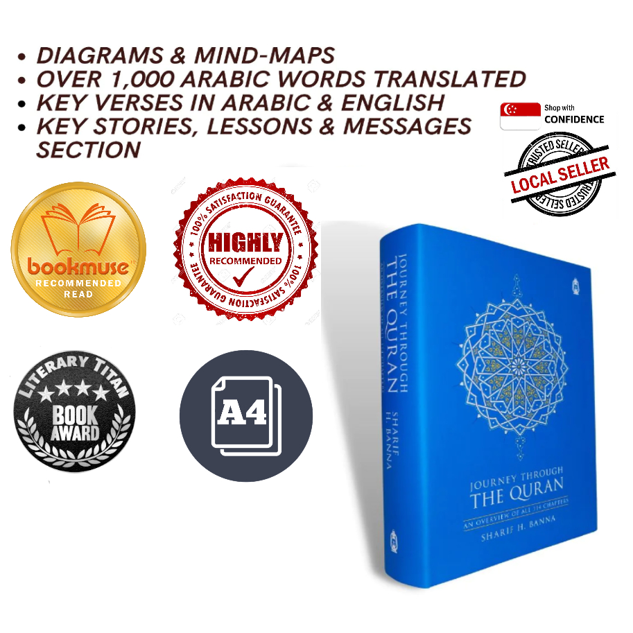 LARGE A4 SIZE! Journey Through the Quran - An Overview Of All 114 ...