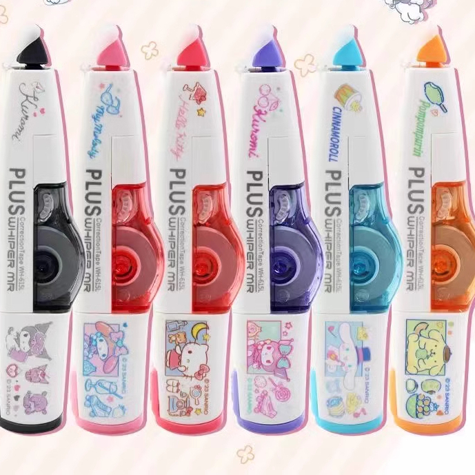 Sanrio Plus Correction Tape (Ver. 4) - Kuromi / Pompompurin / Hello ...