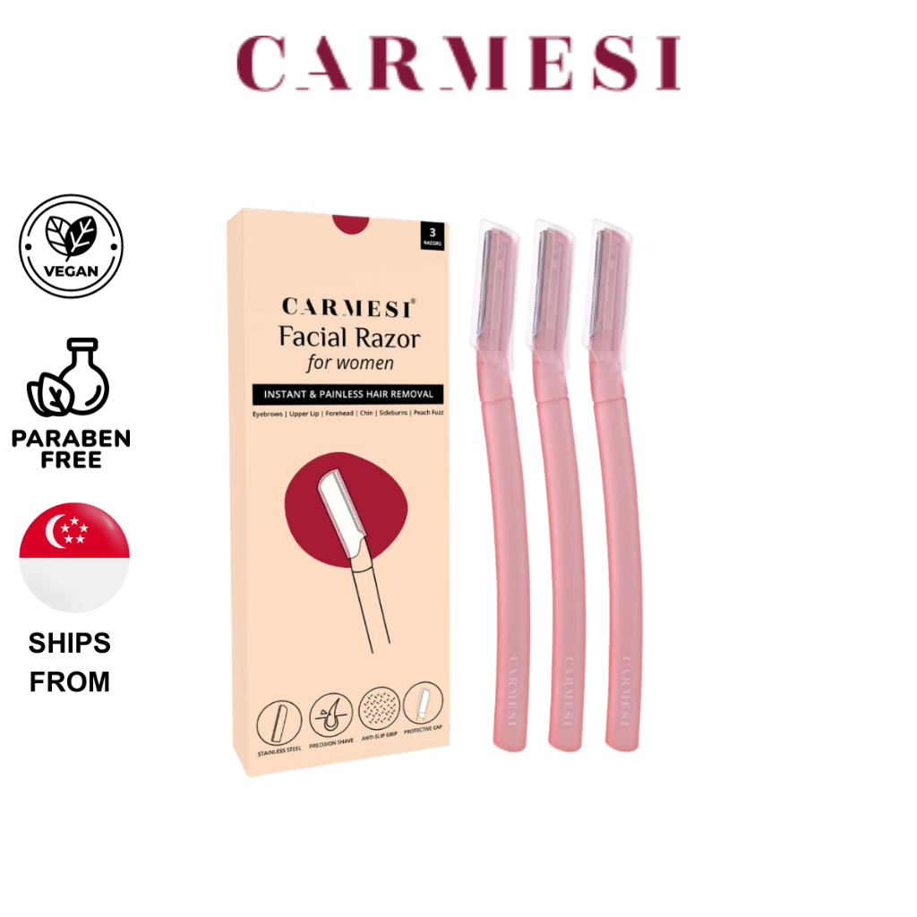 Carmesi Reusable Face Razor Women Facial Face Hair Removal Shaver ...
