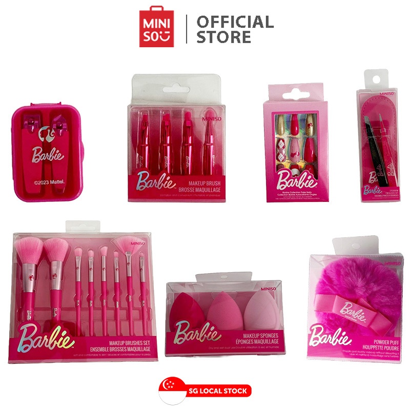 MINISO Barbie Collection Makeup Accessories (Sponges/Powder Puff ...
