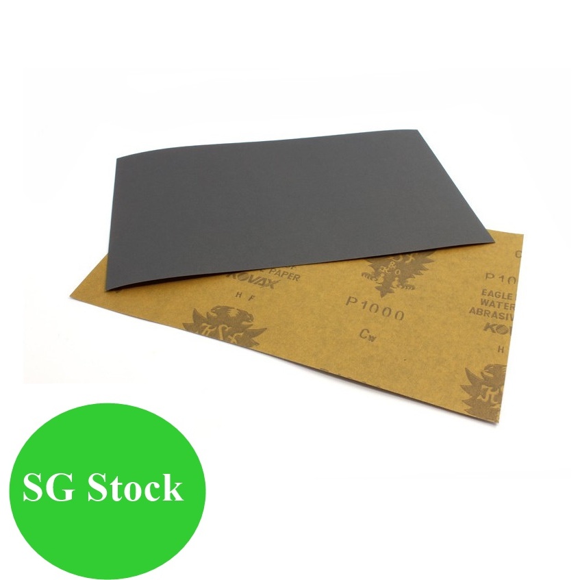 KOVAX® HIGH QUALITY WATERPROOF SANDPAPER 228 x 140mm | Shopee Singapore