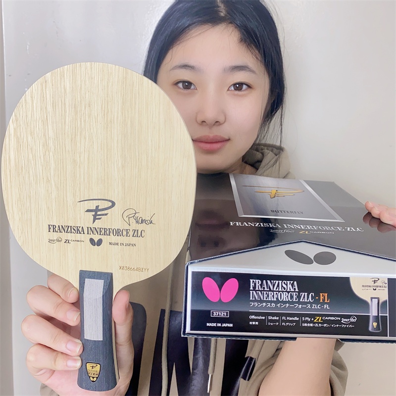 BUTTERFLY Table Tennis Racket Japan Direct Mail Attacking Vibrating Inner Fiber Francis ZLC FL ...