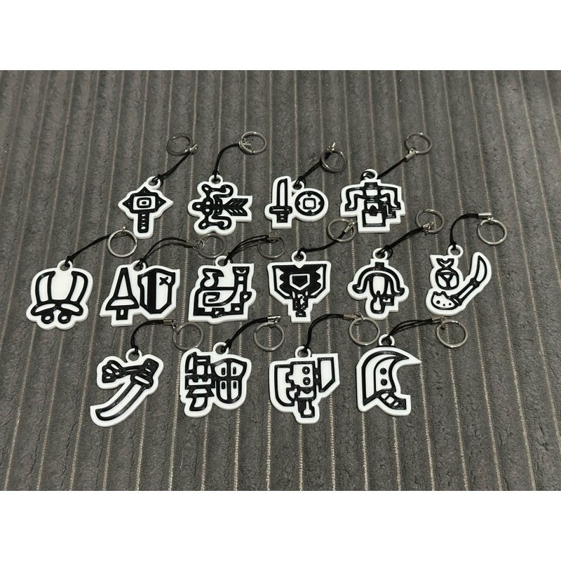 3D Printed Monster Hunter Weapon Icon Keychain | Shopee Singapore