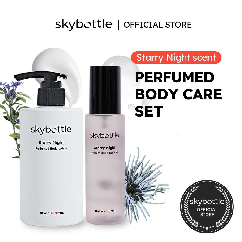 Skybottle Starry Night Body Lotion And Hair & Body Mist Set | Shopee ...
