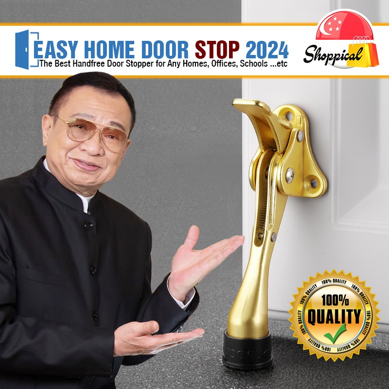 Door Stop Easy Home Step Stopper 2024 Handsfree Easy Installation Grip ...