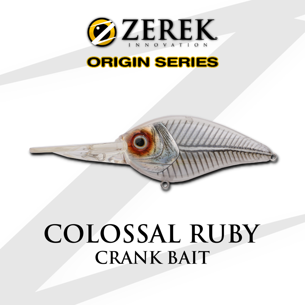 Zerek - Colossal Ruby, 100mm, 59g ~ Giant Floating Crankbait , Origin ...