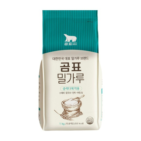 Gompyo Flour All-Purpose Premium Korean Wheat Flour 1kg Korean Food ...