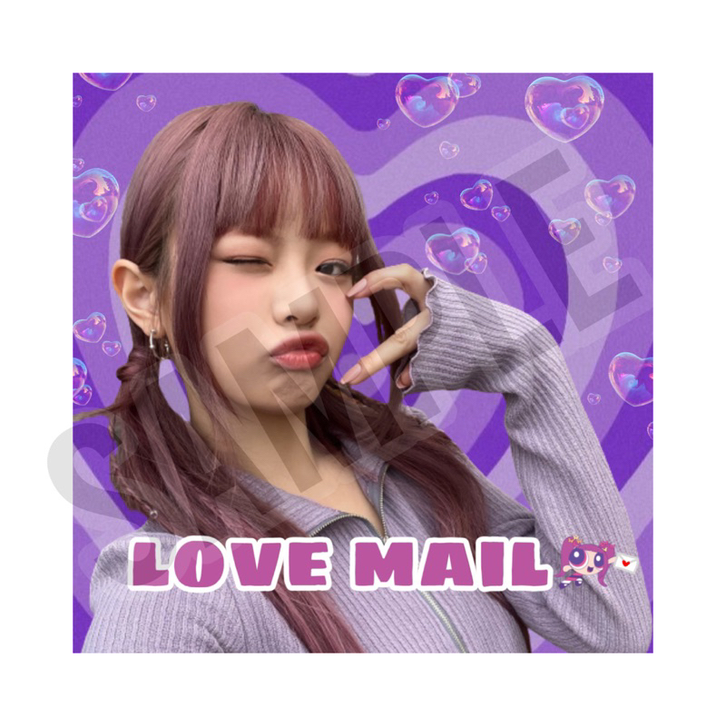 kpop mailing stickers newjeans minji hanni danielle haerin hyein ...