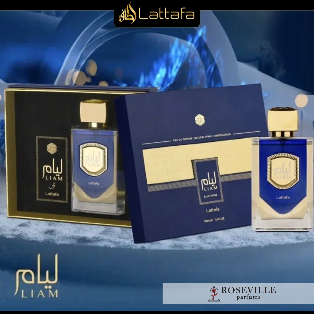 LATTAFA Liam Blue Shine 100ml (Original Made in UAE) Arabic Spray ...