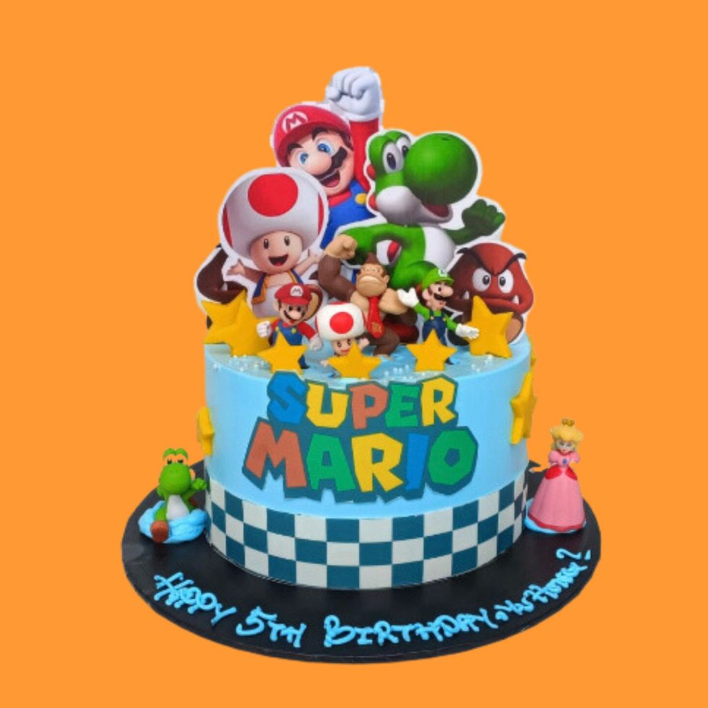 Halal-Certified Ultimate Super Mario Themed Cake | Shopee Singapore